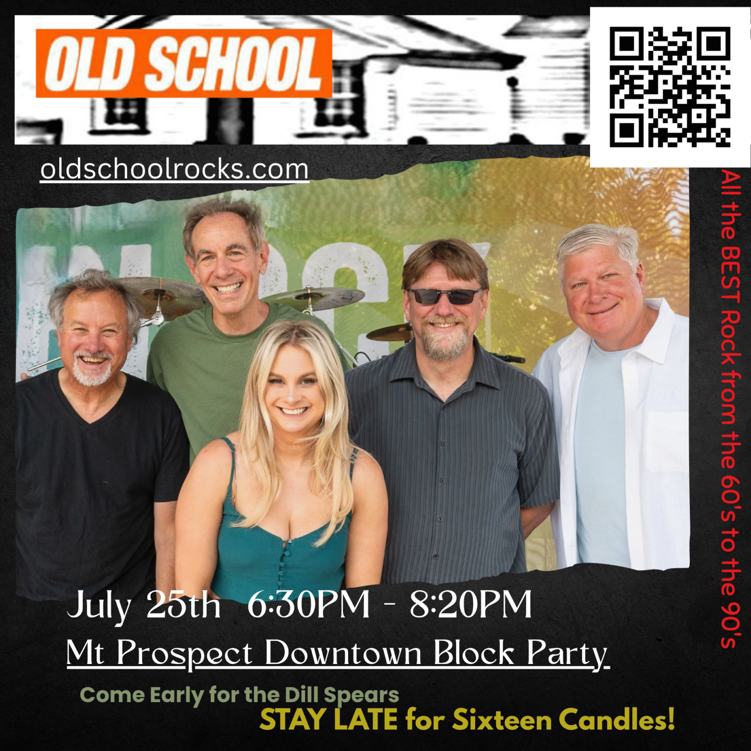 Old School playing Mount Prospect Downtown Block Party